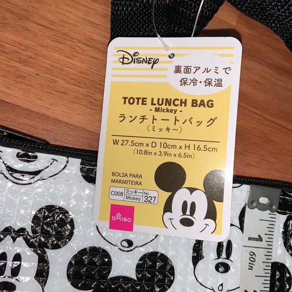 Daiso | Bags | Nwt Daiso Mickey Mouse Tote Lunch Bag | Poshmark
